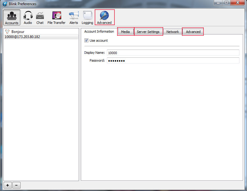 TLS Softphone setup | Israelnumber
